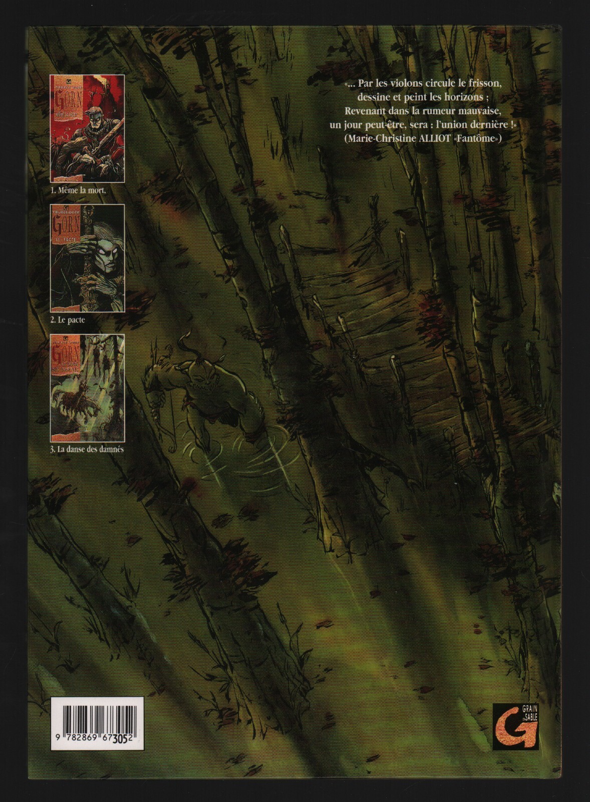 TIBURGE OGER . GORN N°3 . LA DANSE DES DAMNES . EO . 1994 . | eBay