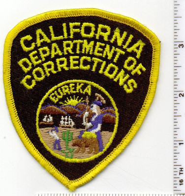 California Dept of Corrections - smaller Shoulder Patch - new from ...