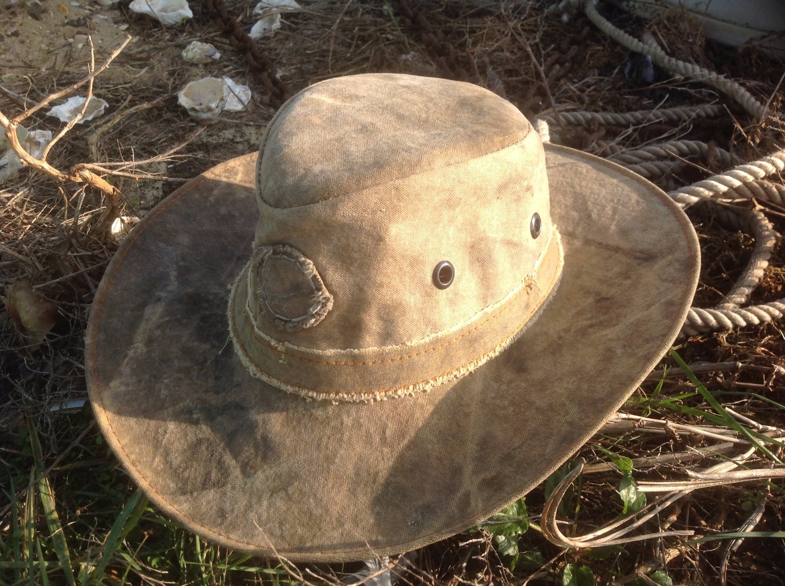 Tarp Hat - Geocaching Hat- Wide brim Walking Hat - 6 Sizes for perfect ...