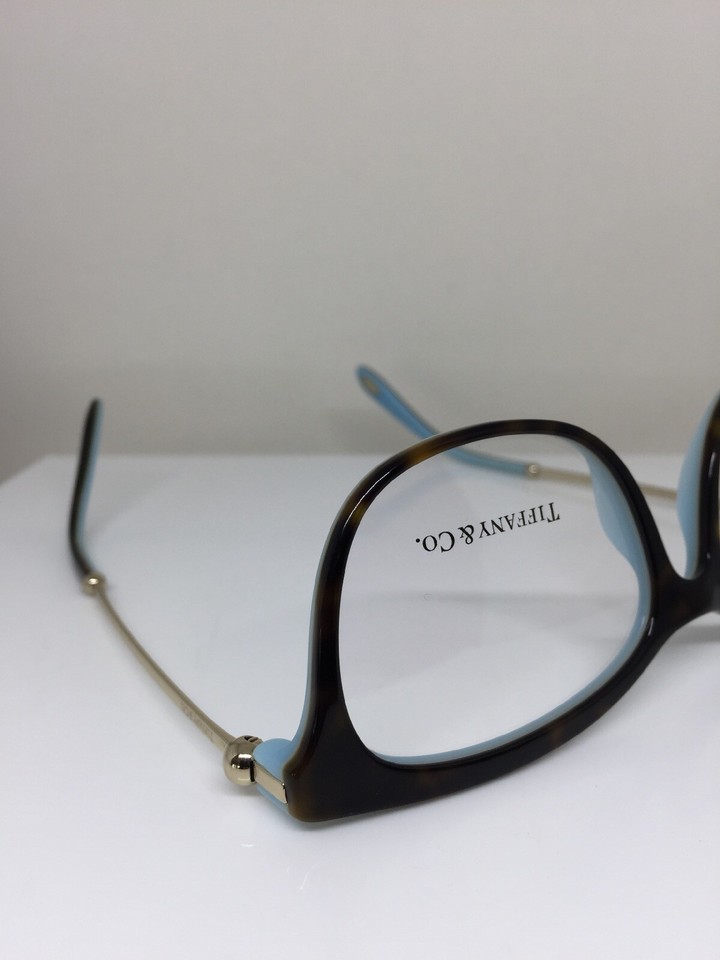 New Authentic Tiffany & Co. TF 2157 Eyeglasses C. 8134 Havana Blue 54 ...