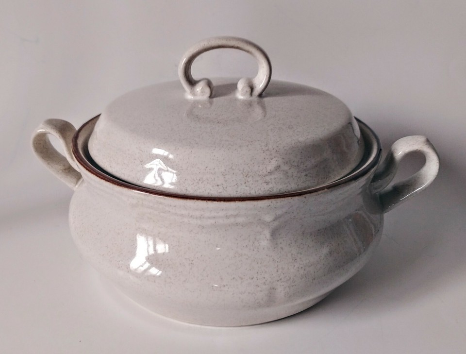 Vintage Hearthside Baroque Stoneware Covered Casserole Baking Dish With ...
