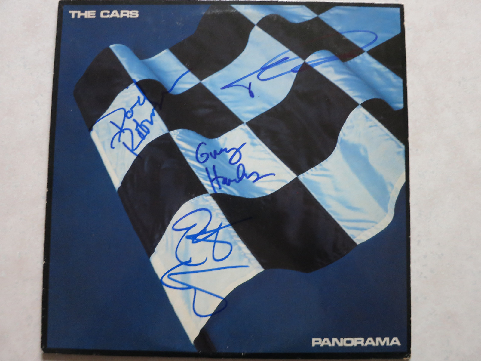 The Cars signed lp by 4 coa + Proof! Ric Ocasek autographed Elliot ...