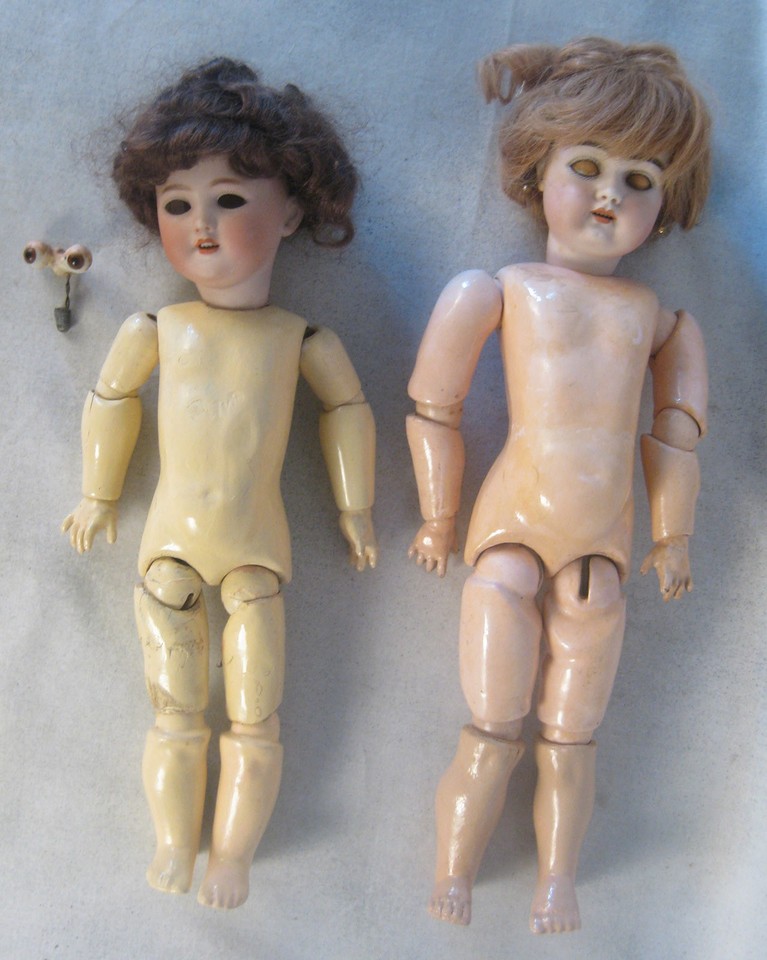 Antique Bisque Simon & Halbig 16" & German 12 10 mark 19" German | eBay