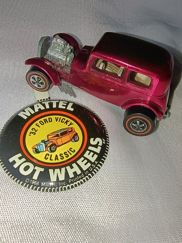 1968 Hot Wheels Redline Magenta Classic '32 FORD VICKY🔥🔥1-Owner🔥🔥W ...
