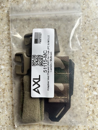 AXL Advanced JPC/Molle AVP Adaptive Vest Placard Multicam MC | eBay