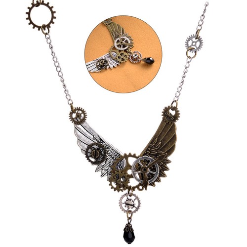 Goth Necklace Steampunk Jewellery Jewelry Women Accessories Female ...