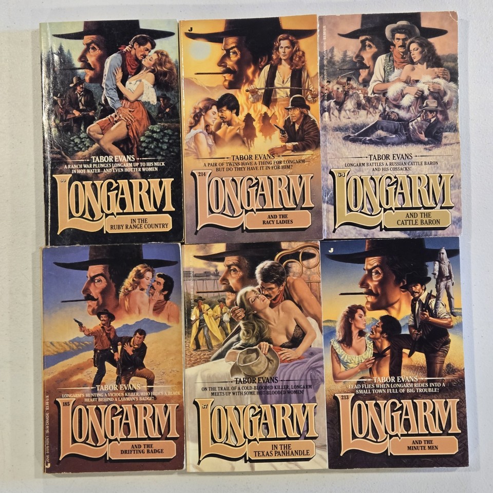 Longarm - Vol 1-224 (MISSING 21 VOLUMES) - PB BOOK - HUGE LOT OF 203 ...