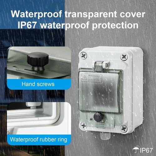 Waterproof ABS Enclosure Cabinet Junction Box Ventilated Design Indoor ...