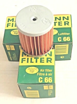 3 GENUINE Mann Filters C-66 Air Filters C66 (LOT OF 3) | eBay