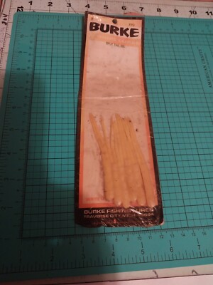 Vintage Burke Split Tail EEL Nip Rubber Lures | eBay