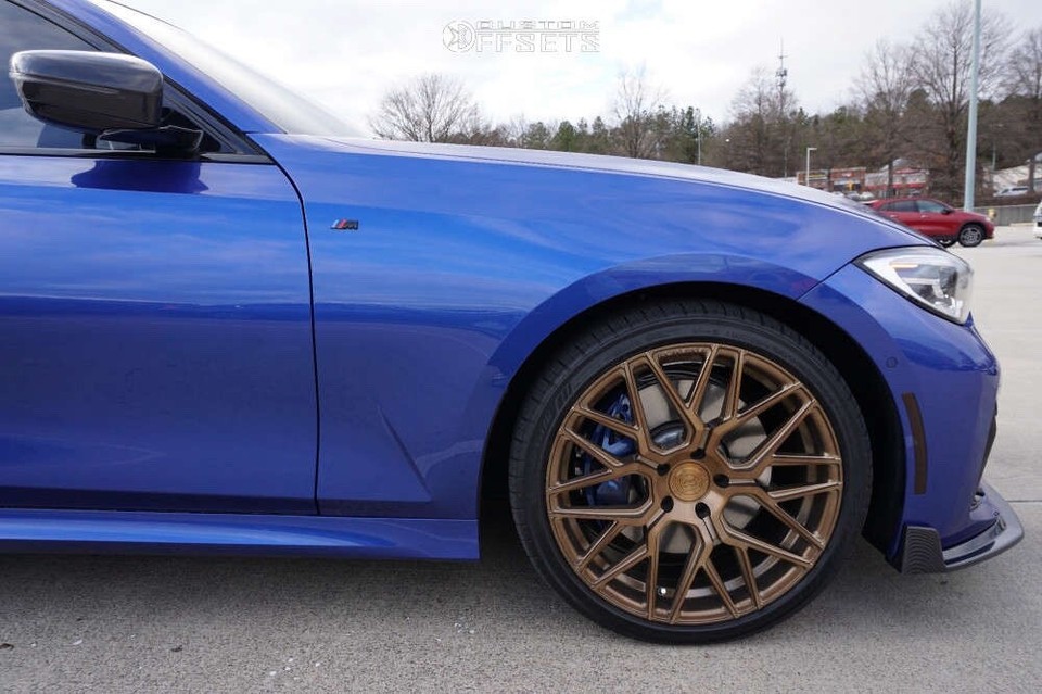 19” ROHANA RFX10 BRUSHED BRONZE RIMS WHEELS FOR BMW G26 420 430 M440i ...