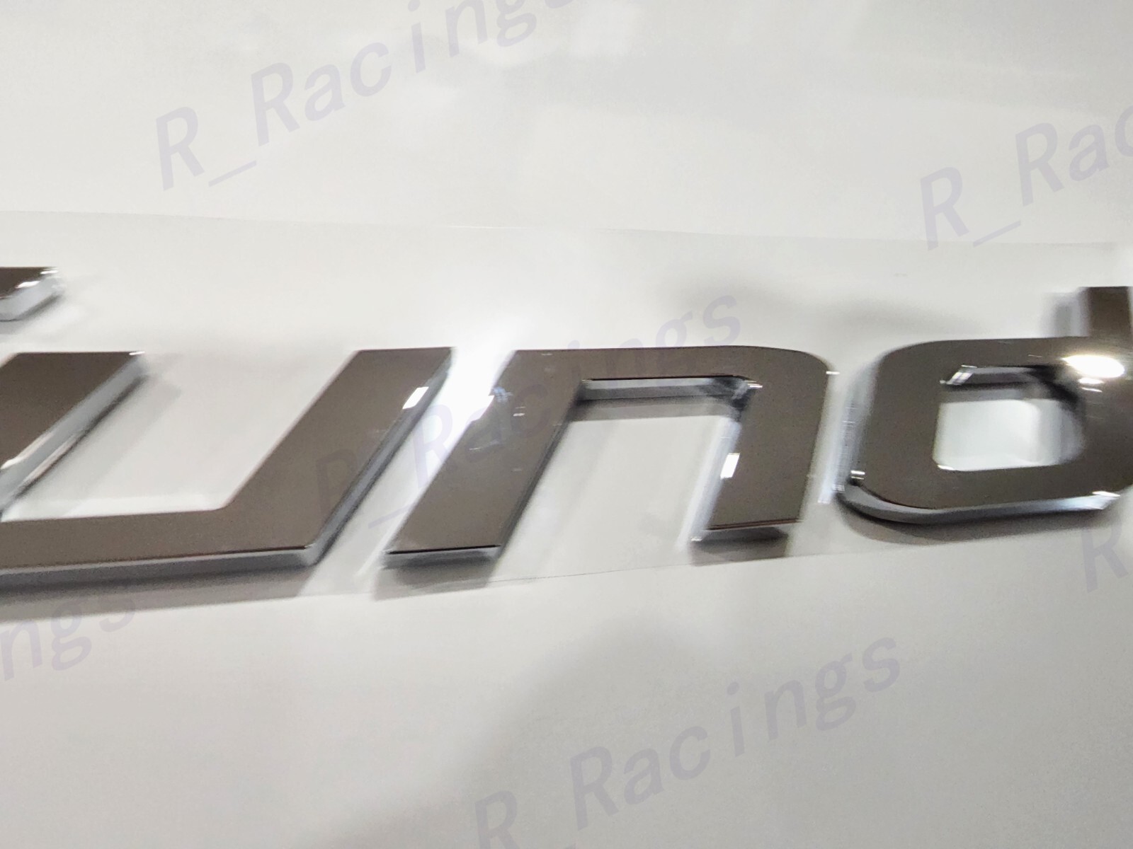 2PCs CHROME SUNDANCER LETTERS EMBLEM BADGE FOR SEA RAY BOAT 24.25" long ...