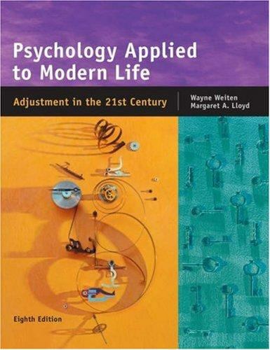 Psychology Applied to Modern Life: Adjustment in the 21st Century ...