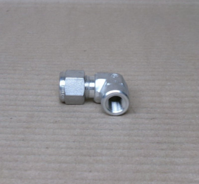 NEW PARKER/SWAGELOK 3/8" TUBE OD COMPRESSION FITTED 90° ELBOW TO 3/8 ...