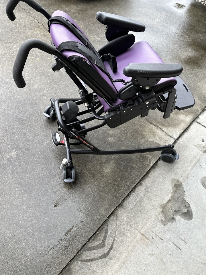Rifton R850 Activity Purple Chair W/ Hi-Lo Base Medium User-up To 150 ...