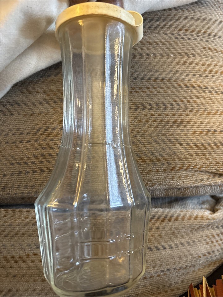 GOOD SEASONS Glass Salad Dressing Vinegar Mixing Jar/Cruet/Bottle w ...
