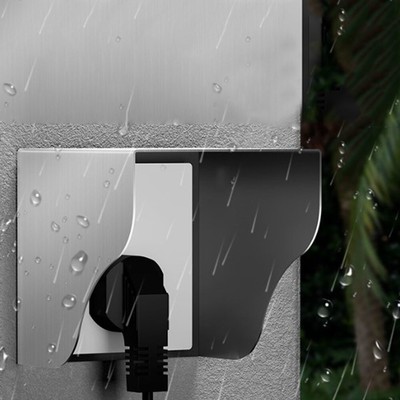 Stainless Steel Outdoor Socket Protector Designed to Keep Sockets Dry ...