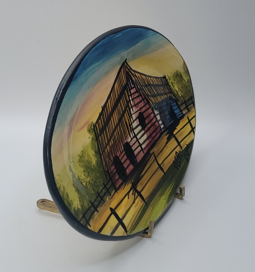 Dominican Republic Ceramic Colorful Hand Painted Plate Wall Hanging ...