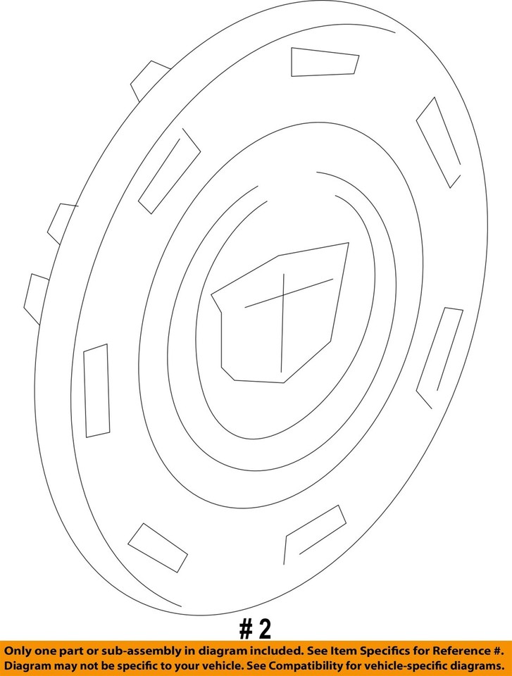 Cadillac GM OEM 08-09 Escalade ESV-Wheel Center Cap Hub Cover 9597355 ...