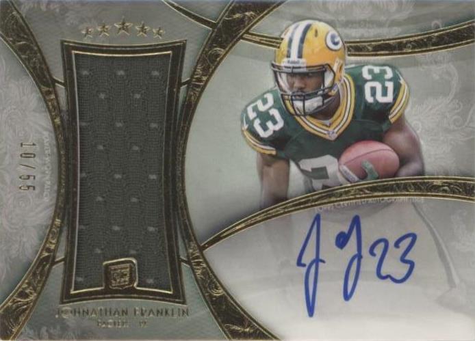 2013 Topps Five Star - Rookie Patch Autograph Johnathan Franklin #126 ...