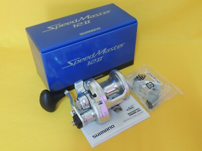 NEW SHIMANO SPEEDMASTER 12 II 2 speed LEVER DRAG REEL *1-3 DAYS FAST ...