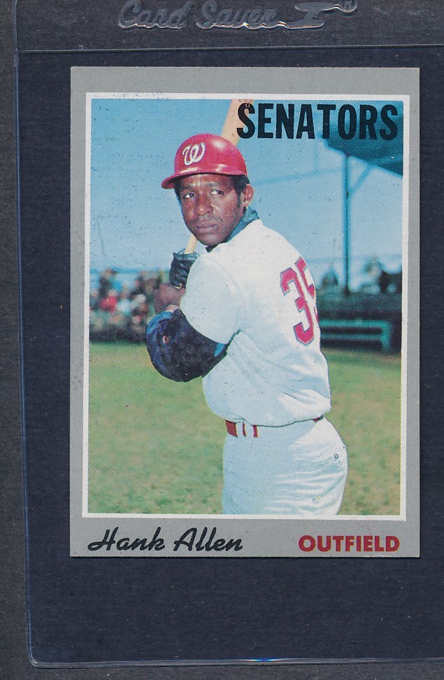 1970 Topps #014 Hank Allen Senators NM *3138 | eBay