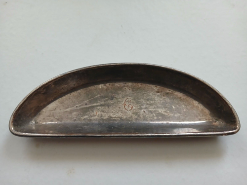 Antique Old Sheffield Plate pin dish,tray? - Bell hallmark;Roberts ...