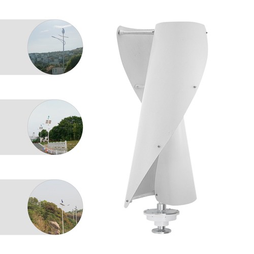 400W 12V Wind Turbine Generator 2 Blades Vertical Axis Wind Power ...