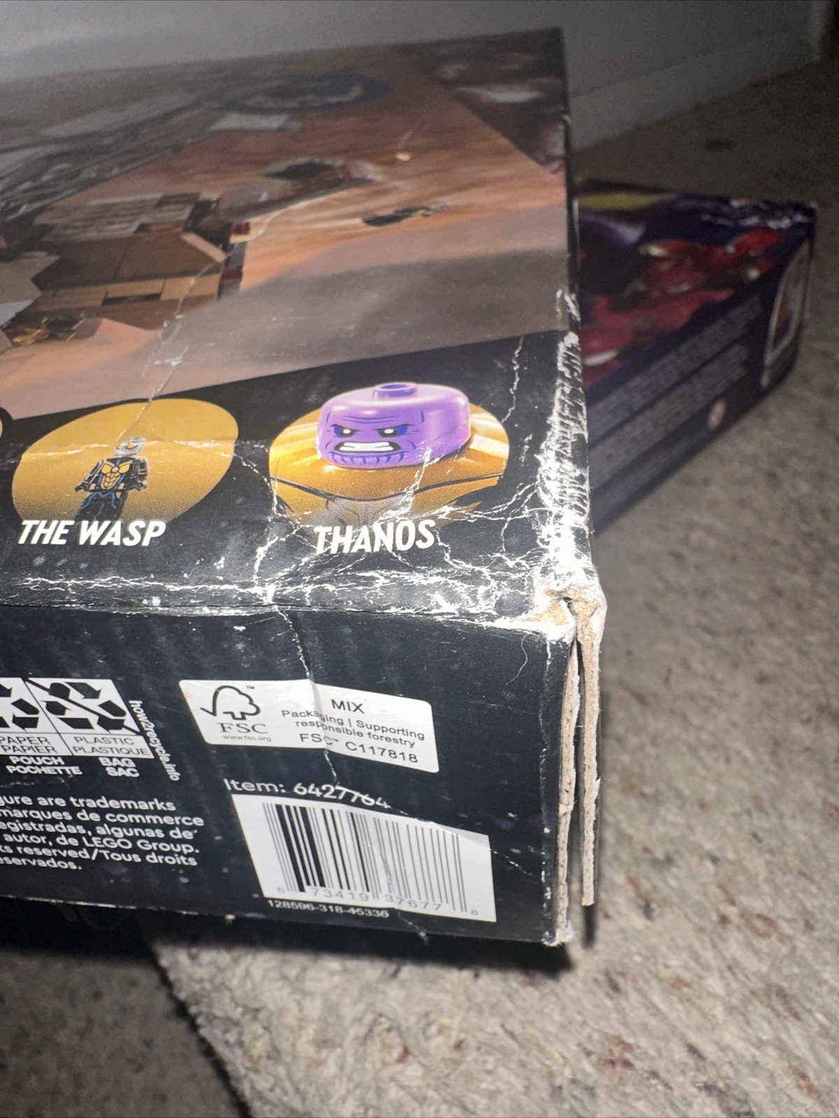 Box Damaged~ LEGO Marvel 76266 Endgame Final Battle {Avengers INFINITY ...