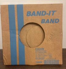 ISO BA204 BAND-IT Type 201 Stainless Steel Strapping 1/2" x 100' x 0. ...
