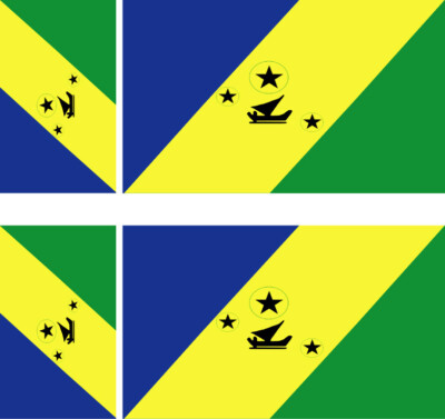 Lot 4 Vinyl Stiker autocollant Drapeau Flag Torba Province VANUATU | eBay