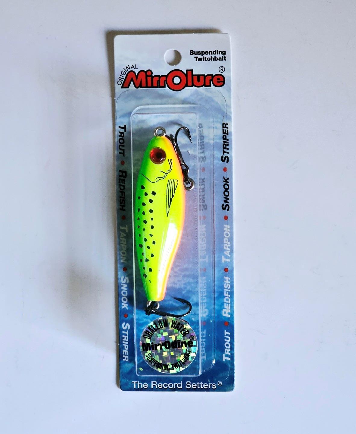 (Lot of 4) MirrOlure 27MR 18MR 17MR Custom Colors Suspending Twitchbait ...