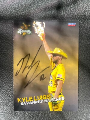 Kyle Luigs Signed Savannah Bananas Team Set card 2023 autographed auto ...