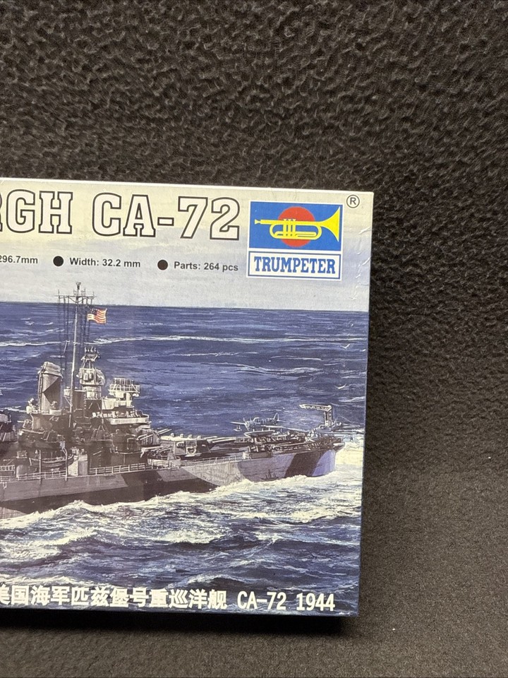 Trumpeter 05726 USS Pittsburgh CA72 1:700 Scale Heavy Cruiser Plastic ...