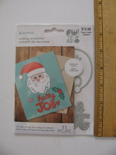 Momenta Cutting Templates HOLLY JOLLY SANTA HEAD 11 Pieces NIP Momenta Cutting Templates HOLLY JOLLY SANTA HEAD 11 Pieces NIP
