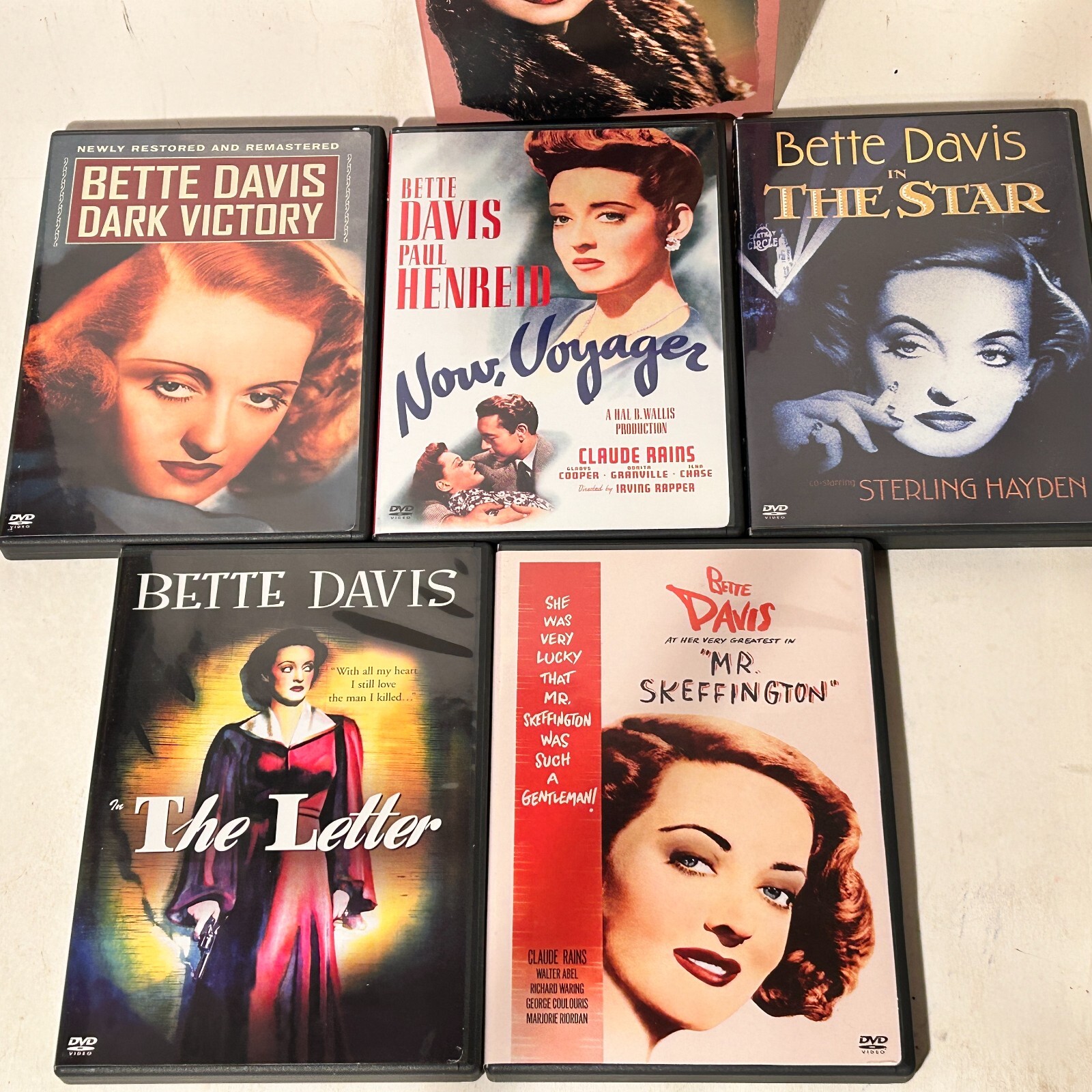 Bette Davis Collection - 5-Disc DVD Set - Murderess Adulteress Heiress ...