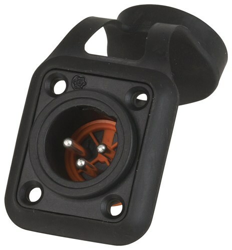 IPX6 Waterproof Dust Proof Surface Mount XLR Male Connector Rubber ...