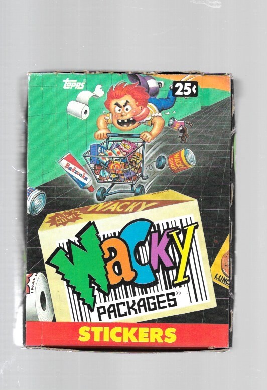 WACKY PACKAGES STICKERS FULL BOX 48 SEALED PACKS 1990 TOPPS | eBay