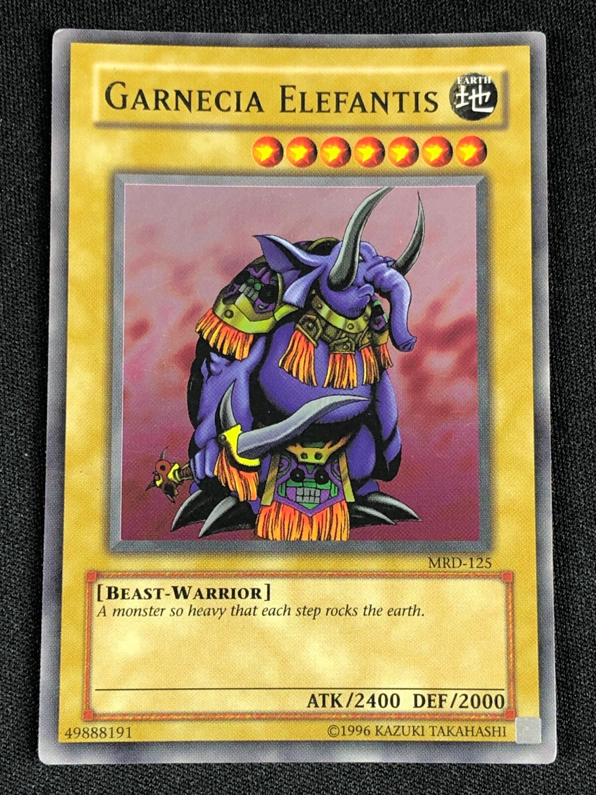 YUGIOH GARNECIA ELEFANTIS MRD-125 SUPER HP/CREASES | eBay