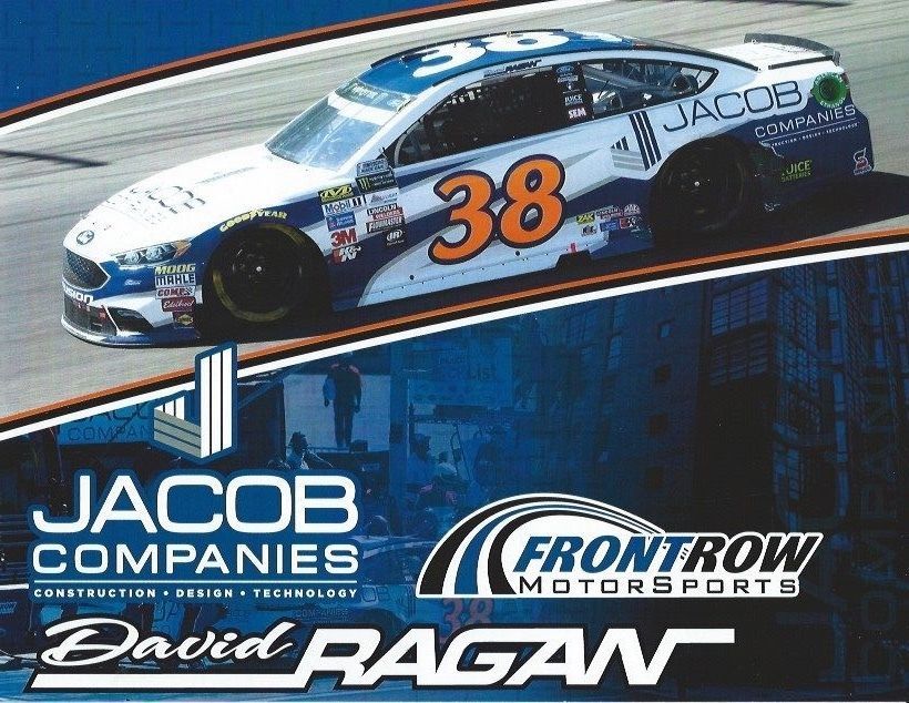 2017 DAVID RAGAN "JACOB COMPANIES #38" MONSTER ENERGY NASCAR CUP ...