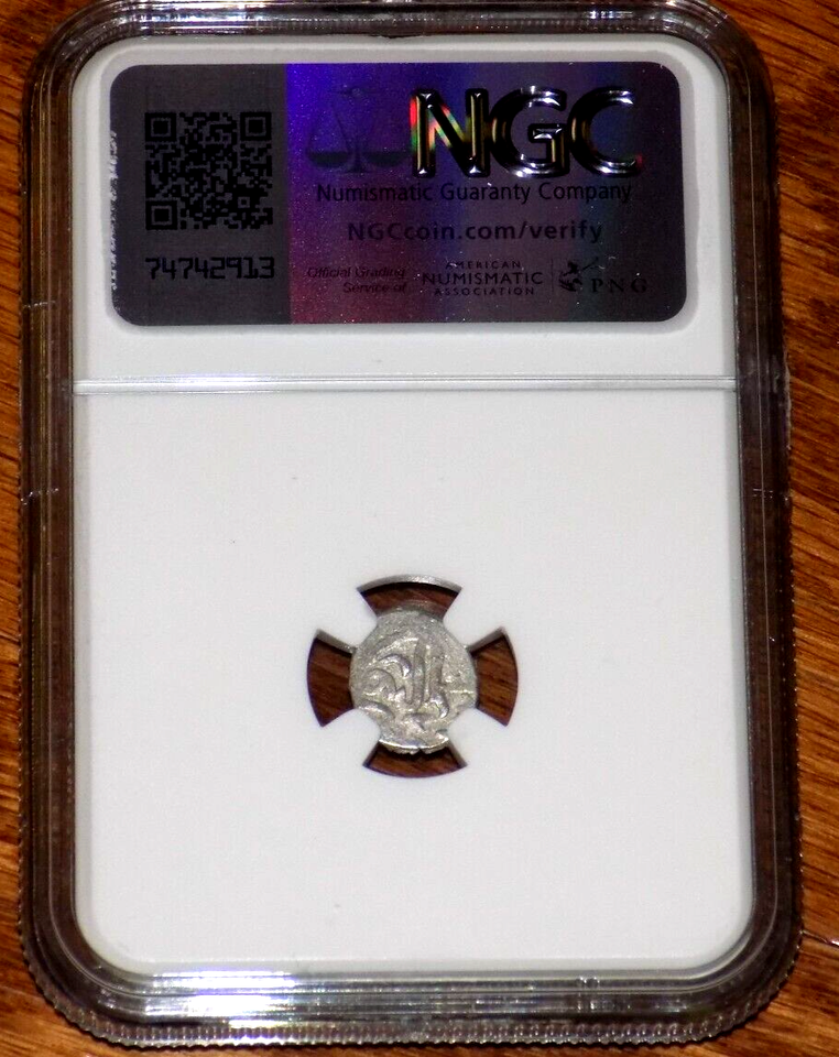 1550 AH957 AKCE Dawlat GIRAY I NCG MS 62 Medieval Crimean Tatar UNC ...