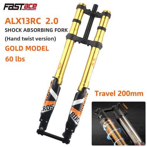 FASTACE ALX13RC 2.0 Front Fork Suspension Gold For Surron Talaria Sting ...