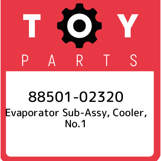 88501-02320 Toyota Evaporator sub-assy, cooler, no.1 8850102320, New ...