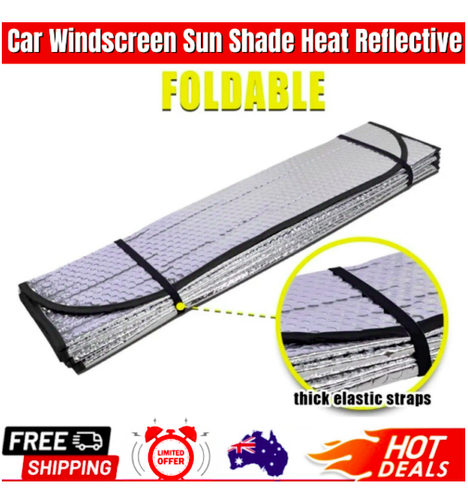 Car Windscreen Sun Shade Heat Reflective Windshield Front Rear Window ...