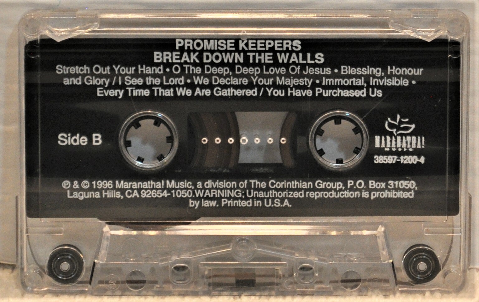 PROMISE KEEPERS "Break Down The Walls - Conference Edition" Cassette | eBay