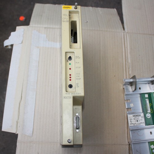 SIEMENS SIMATIC S5 6ES5 943-7UB11 PROCESSOR MODULE PLC 115U CPU 943B | eBay