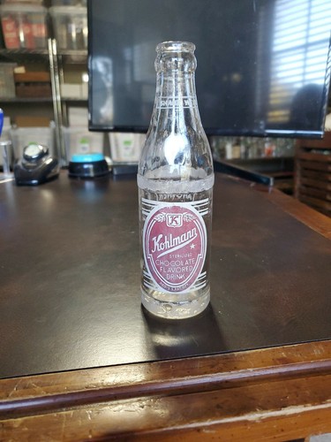 Kohlmann Chocolate Flavored Drink Bottle -- Beaver Falls, PA - 6 1/2 Oz ...