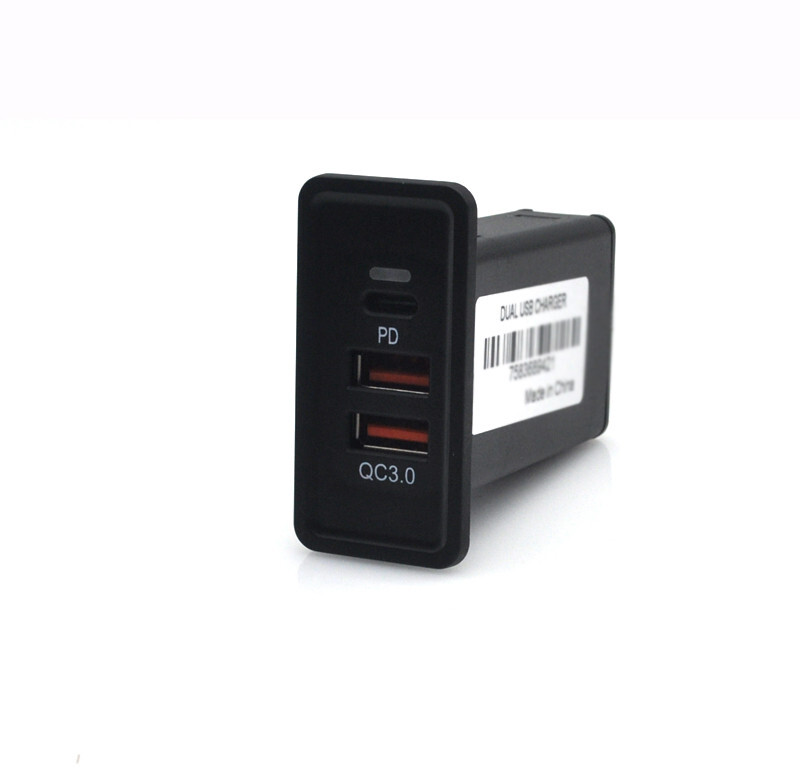 Dual USB Typec Ports Socket For VW Golf Mk7 Transporter T6 Factory ...