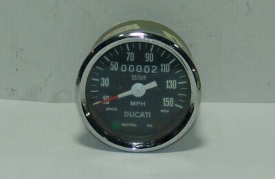 Odometer Speed Meter ducati Wake 150MPH V14 | eBay