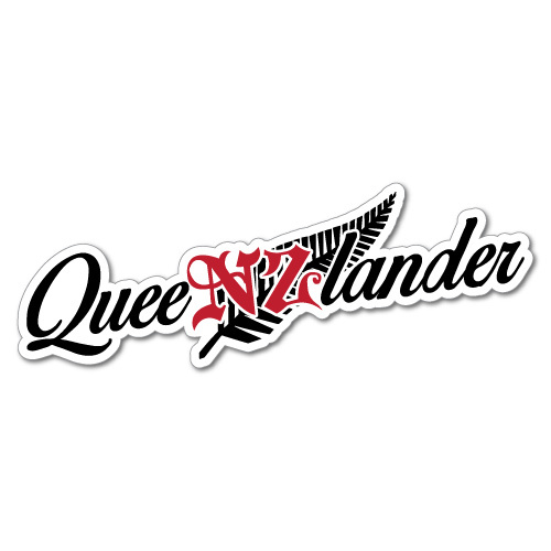 Queenslander New Zealand Fern Sticker NZ Kiwi Car Fern Decal #5124EN ...